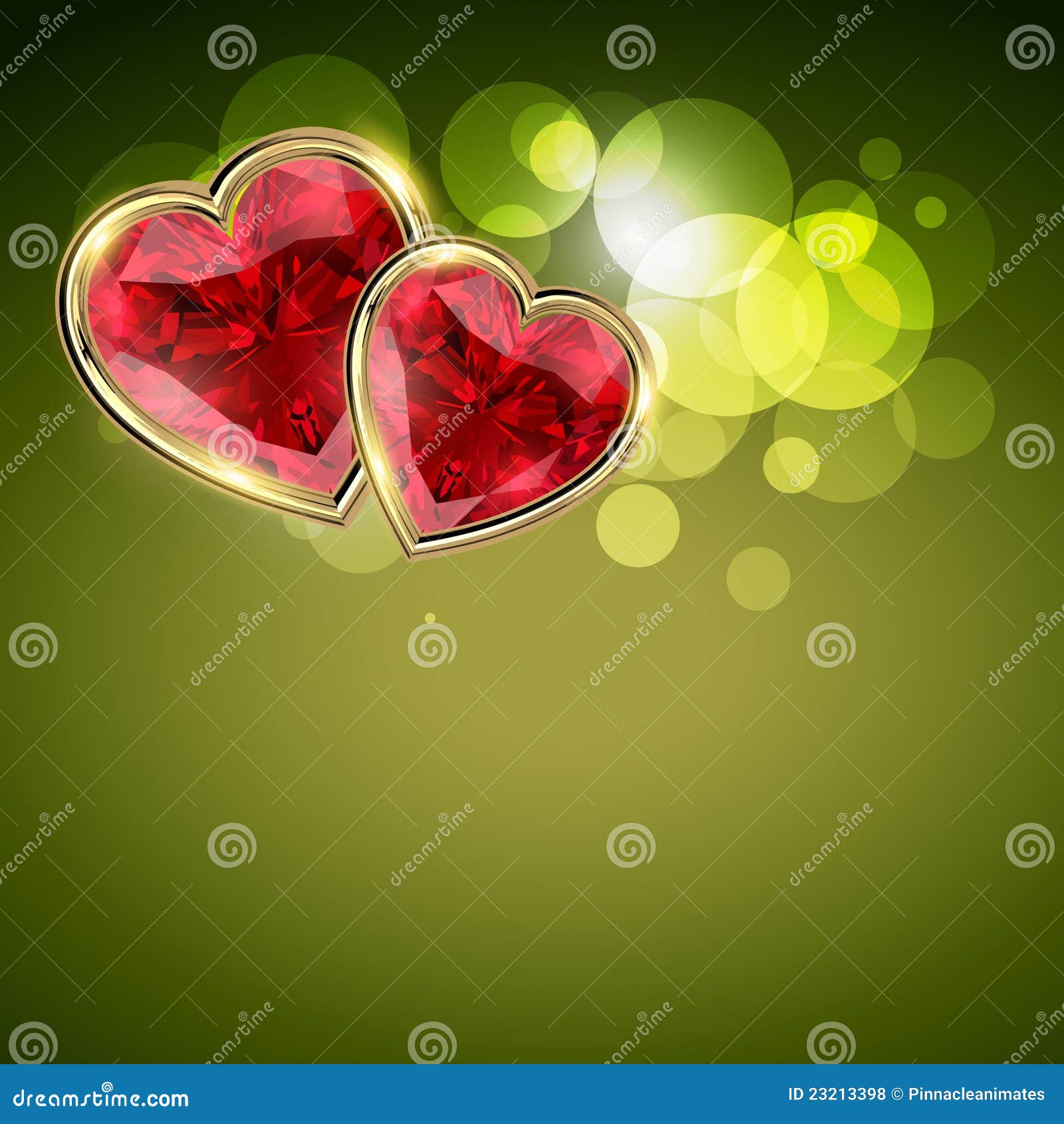 Beautiful red heart stock vector. Illustration of light - 23213398