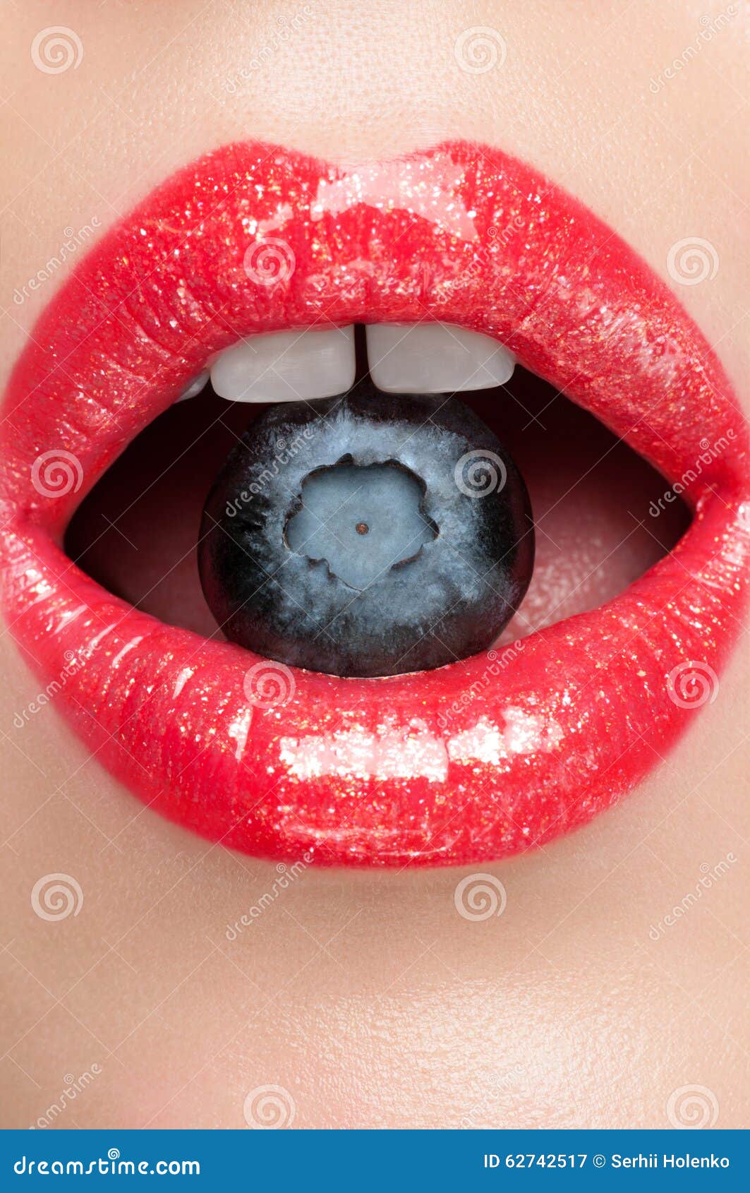 Beautiful red lips. stock image. Image of color, natural - 62742517