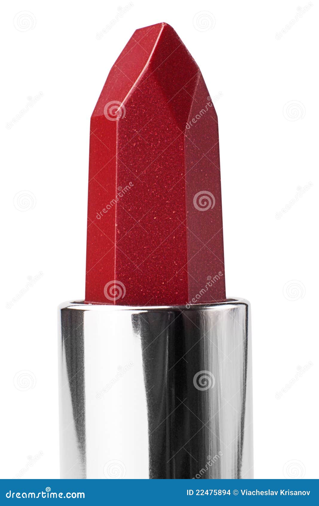 Beautiful Red Lipstick Isolated on Stock Photo - Image of lipsticks ...