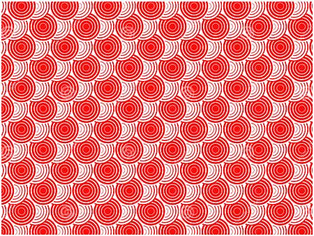 Beautiful Red Pattern Design on White Background Stock Illustration ...