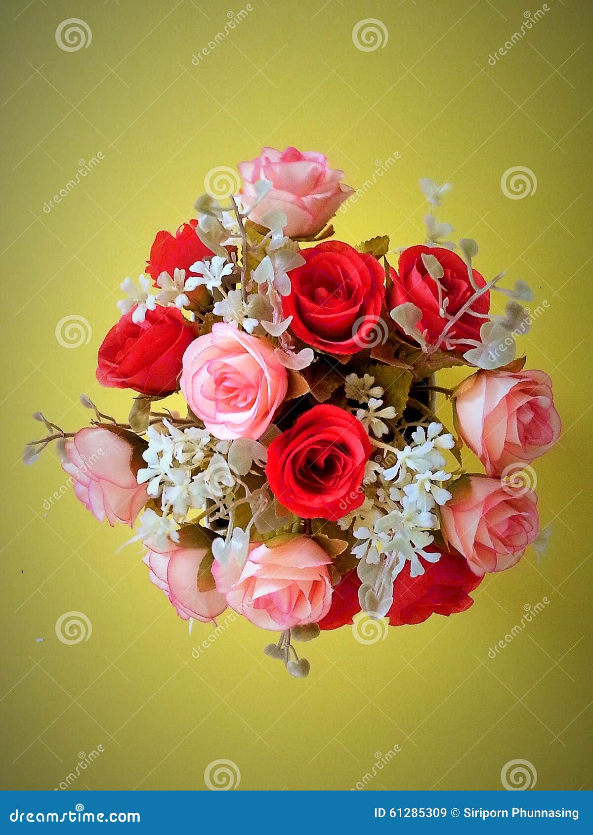 Beautiful Red and Pink Rose Bouquet. Stock Image - Image of bouquet ...