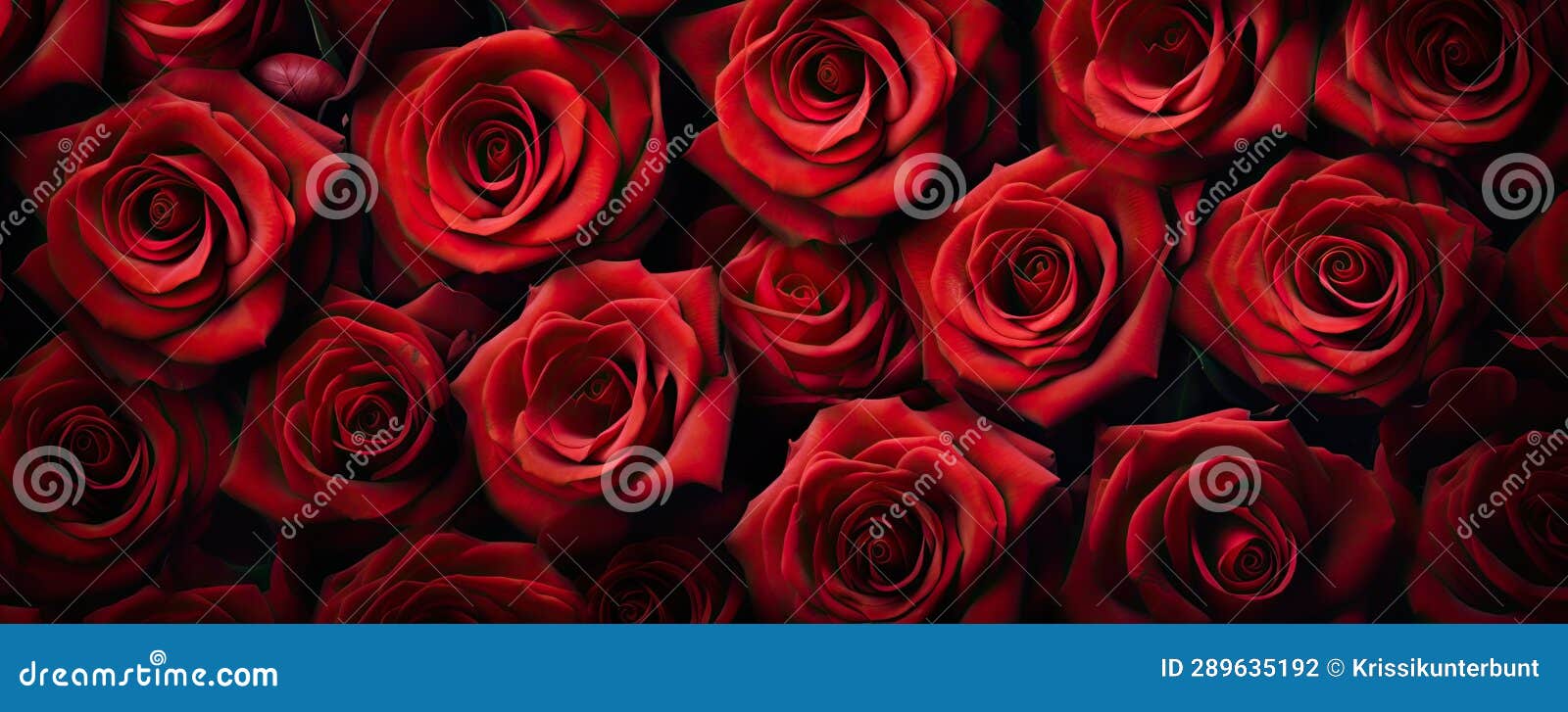 Beautiful Red Roses Wallpaper Stock Illustration - Illustration of ...