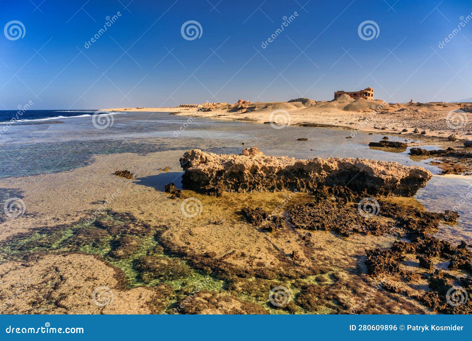 Beautiful Red Sea Coast in Marsa Alam, Egypt Stock Photo - Image of ...