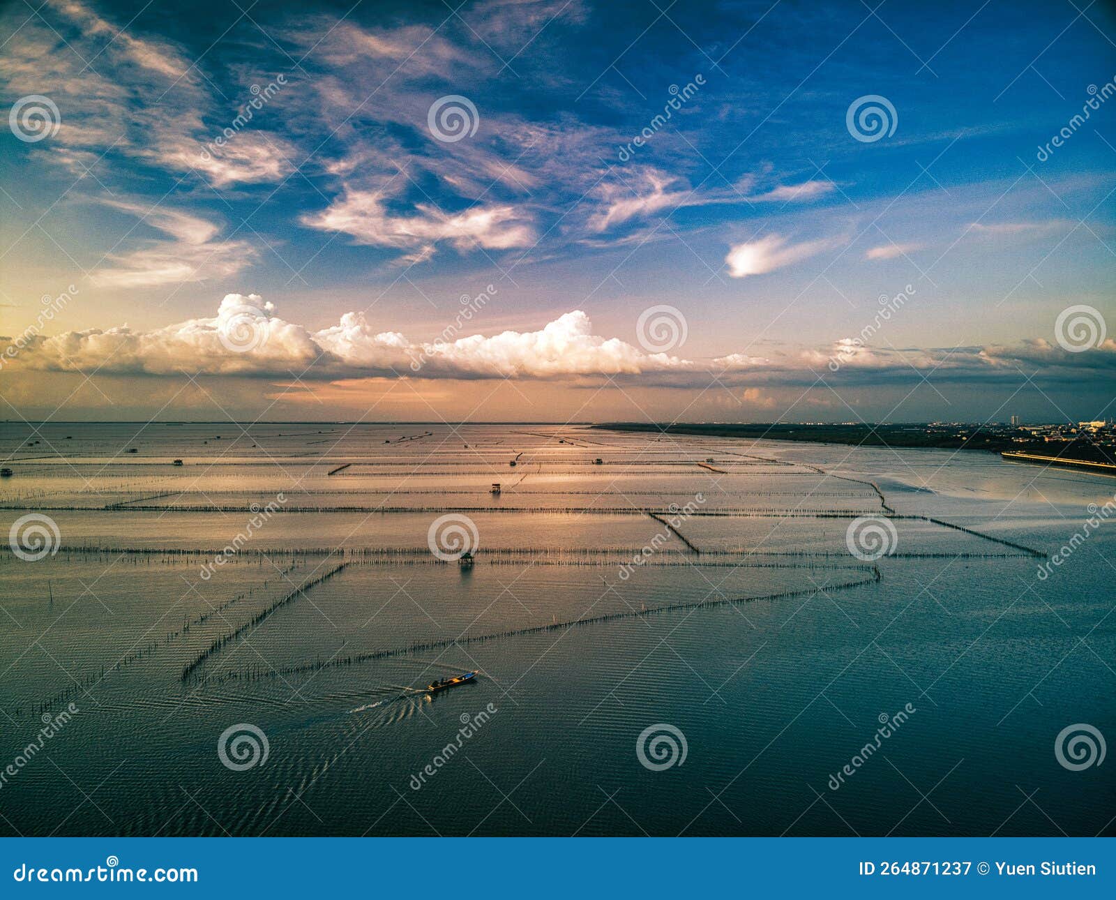 Beautiful Red Sunset Over the Ocean Stock Image - Image of nature ...