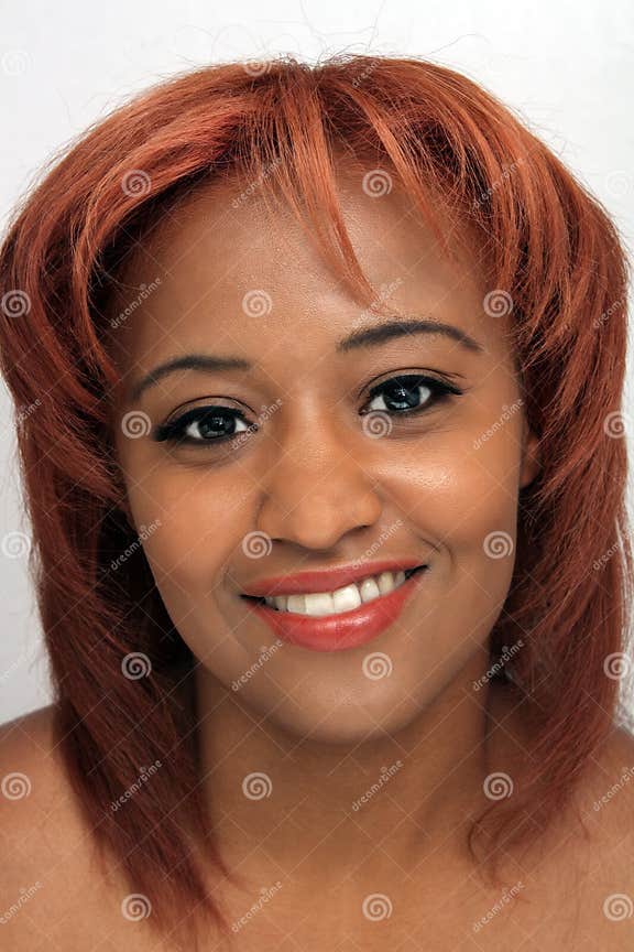 Beautiful Redhead, Headshot Stock Image - Image of beautiful, closeup ...