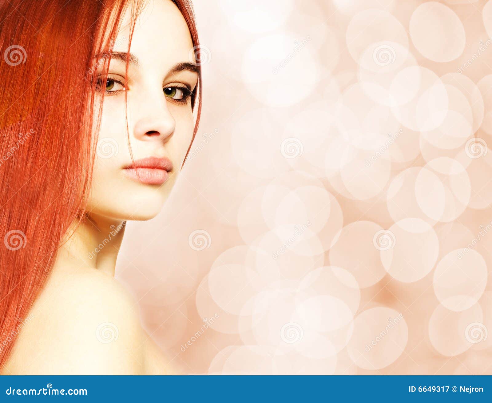 Beautiful redhead woman stock image. Image of healthy - 6649317