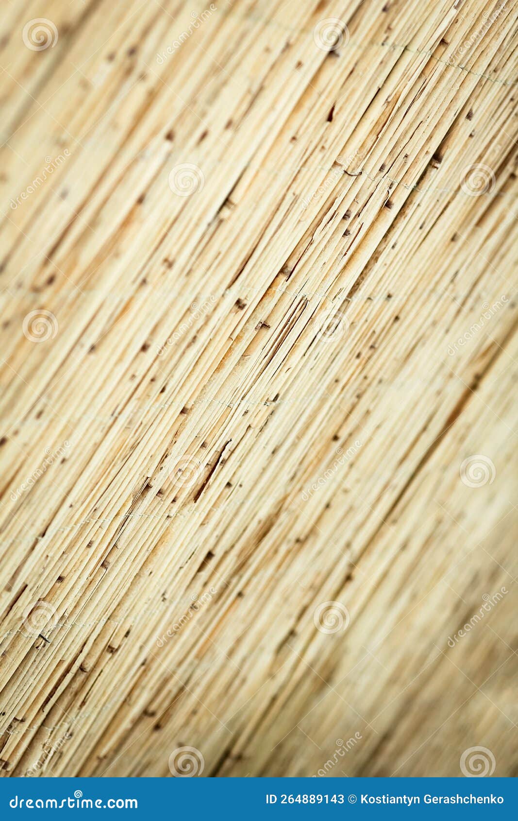 A Beautiful Reed Fence Wall on Pyrode Background Stock Image - Image of ...