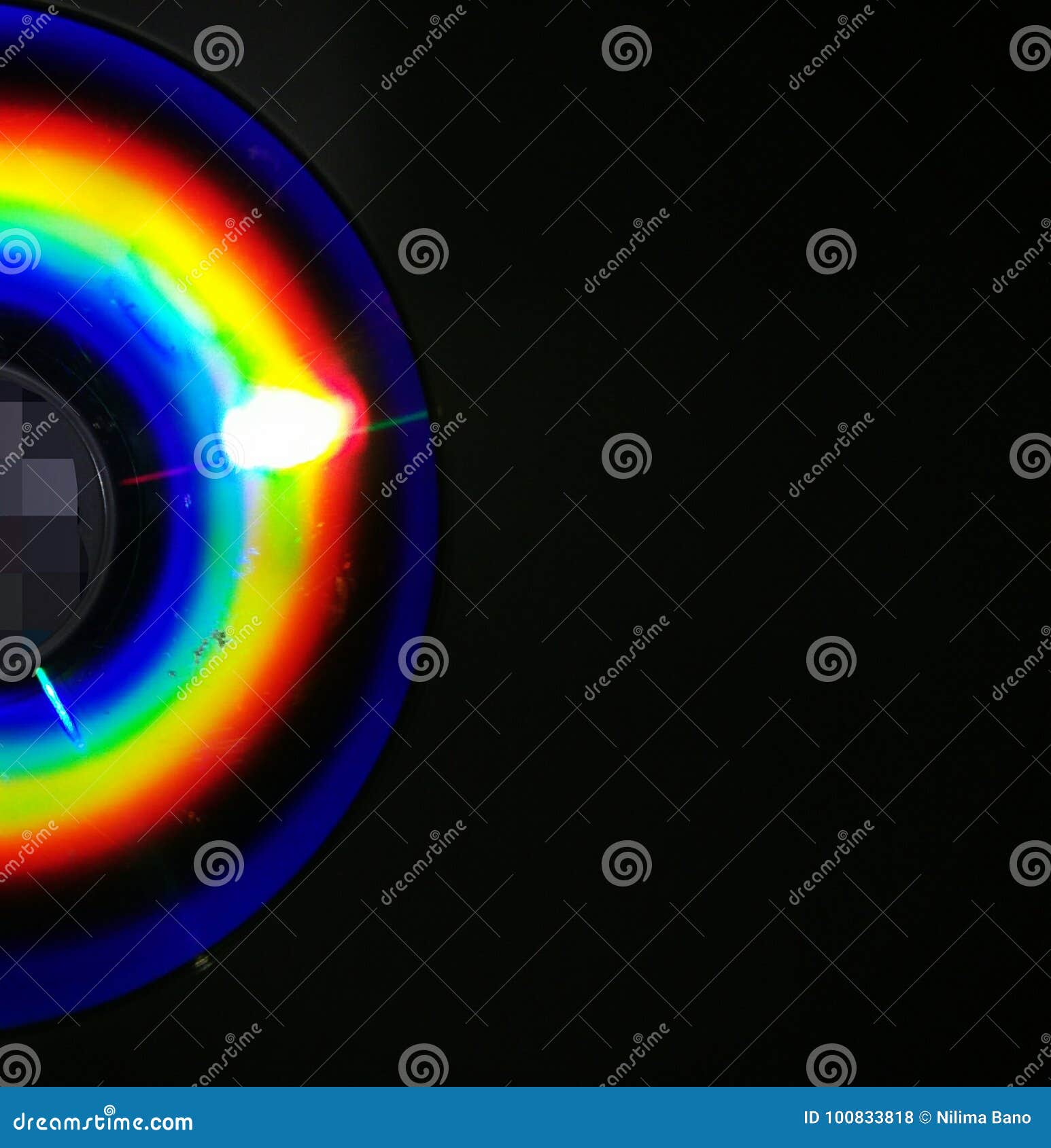 CD reflection stock photo. Image of computer, abstract - 100833818