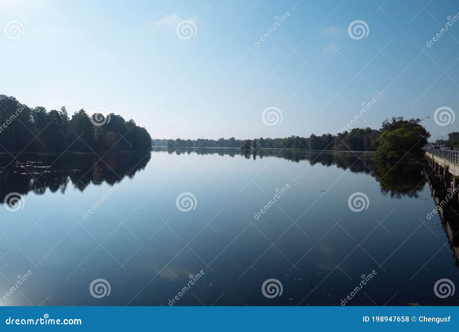 Perfect Mirror Reflection Formed by a River Stock Photo - Image of ...
