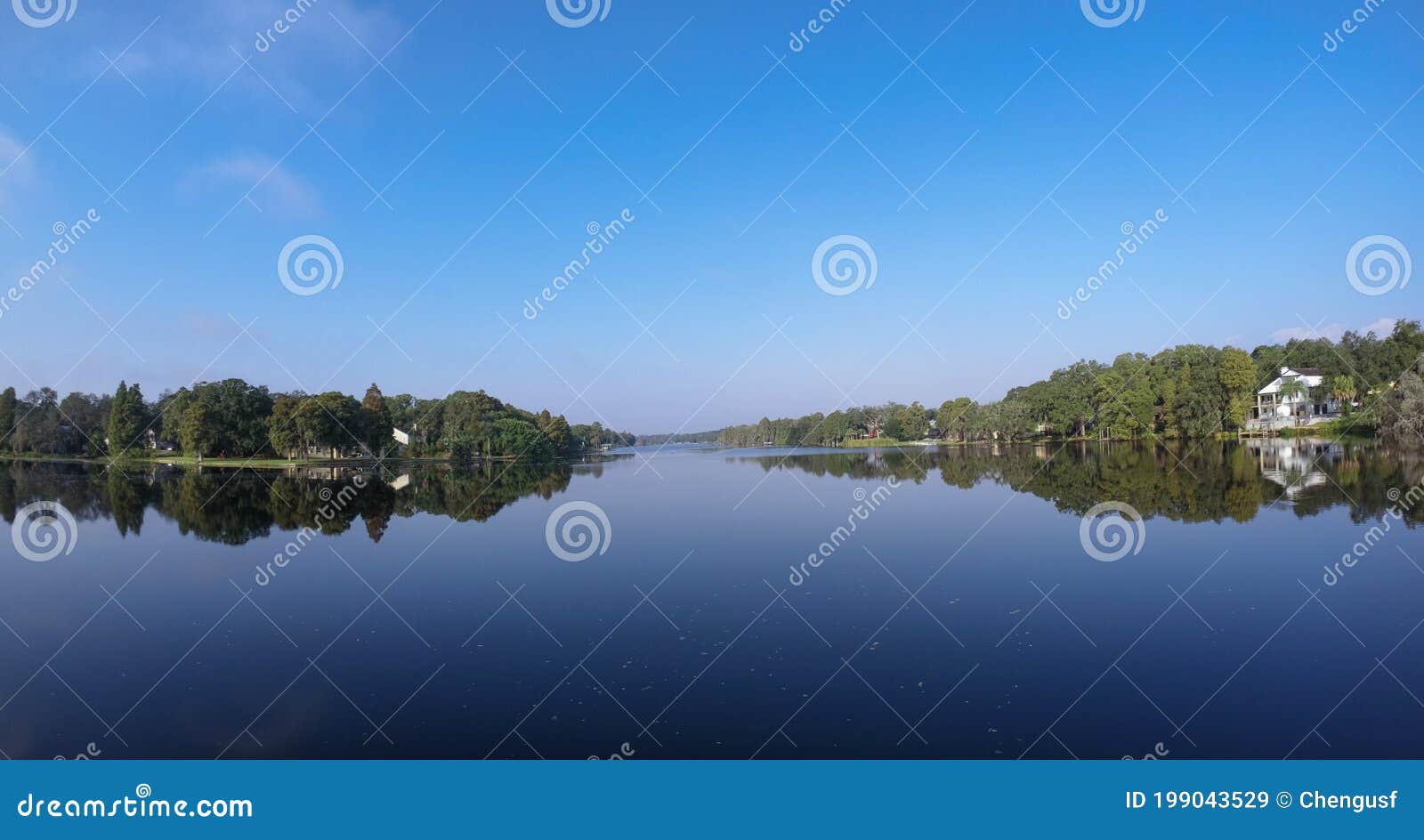 Perfect Mirror Reflection Formed by a River Stock Image - Image of ...