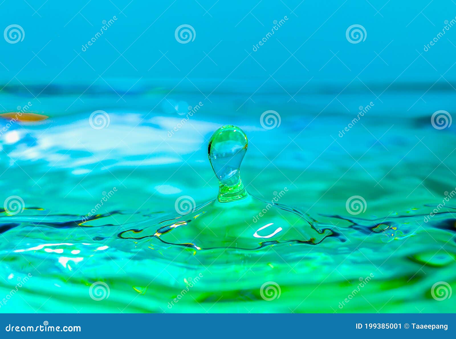 Beautiful Reflection of Water Droplets Stock Image - Image of drip ...