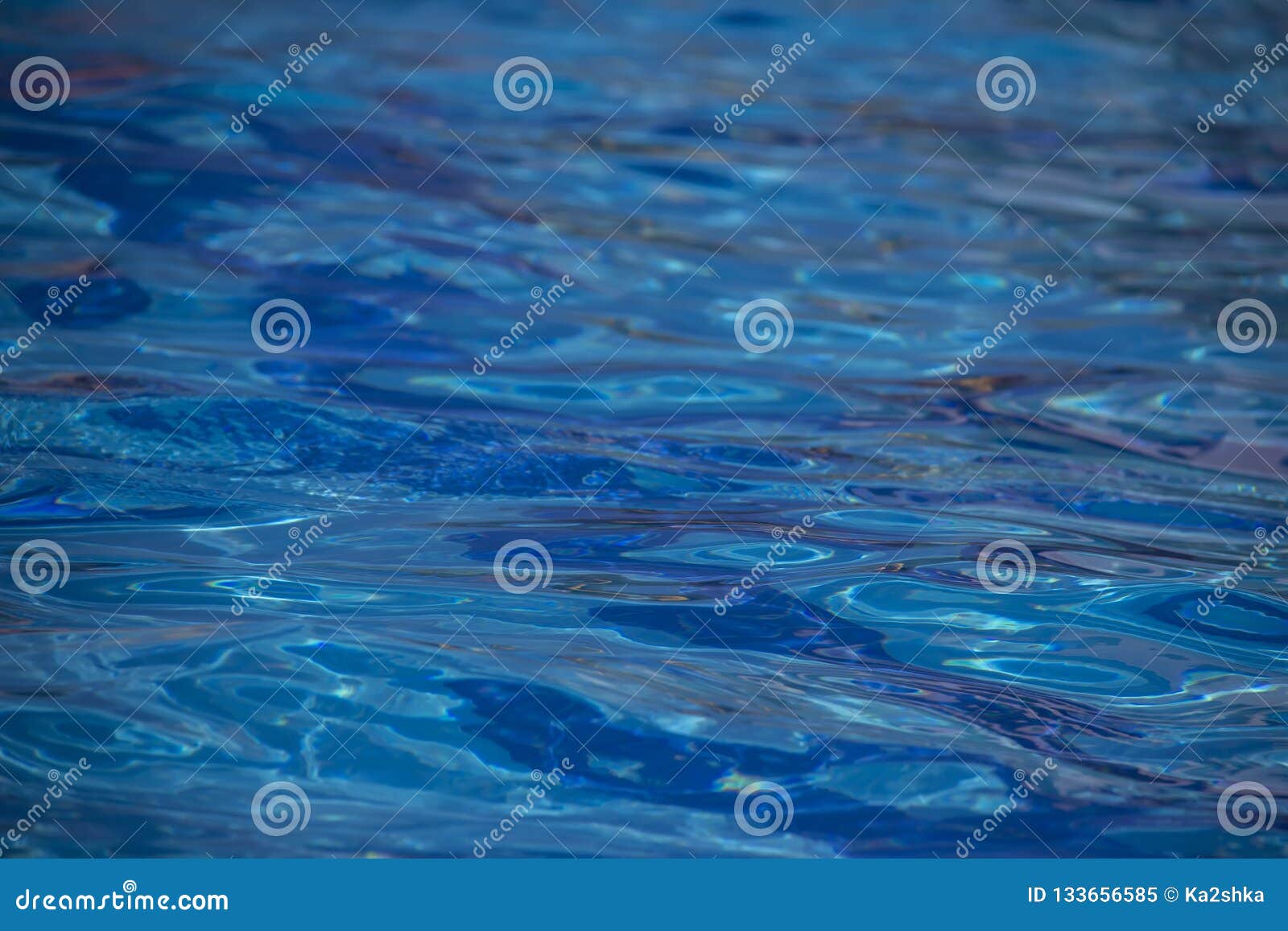 Beautiful Refreshing Blue Swimming Pool Water. Water Pool Pattern ...