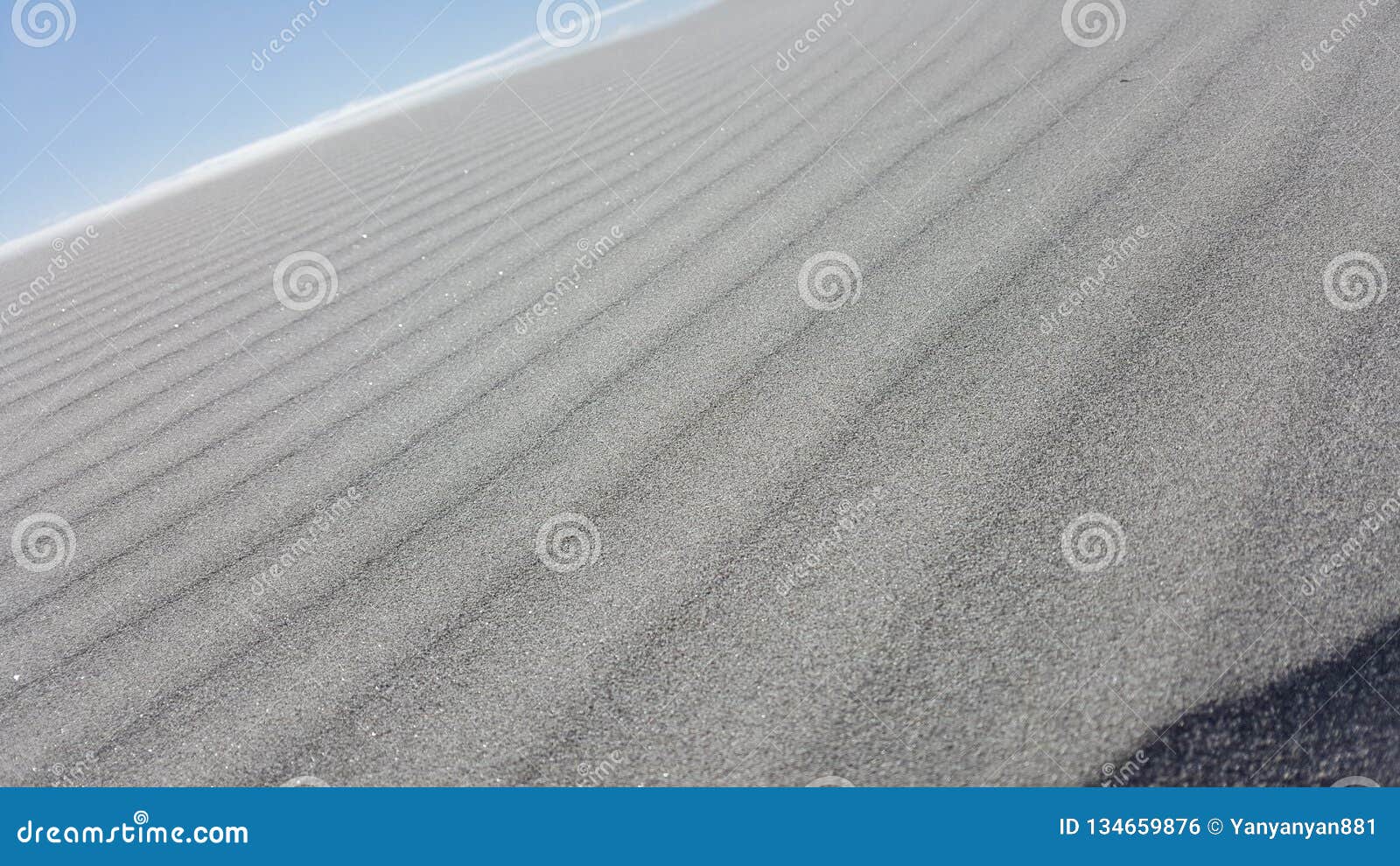 Beautiful Repeating Patterns and Lines of White Sand Stock Photo ...