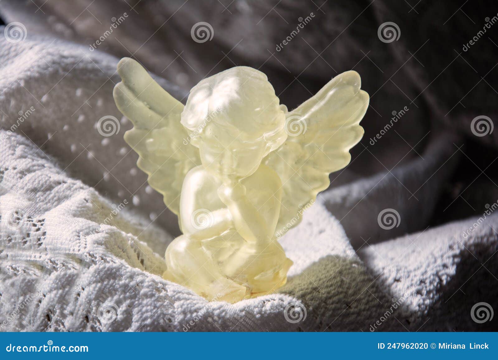 Beautiful resin angel stock photo. Image of traditional - 247962020
