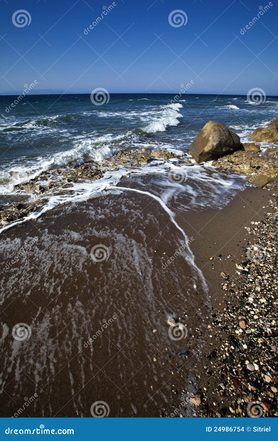 Beautiful Rhodes landscape stock photo. Image of nature - 24986754