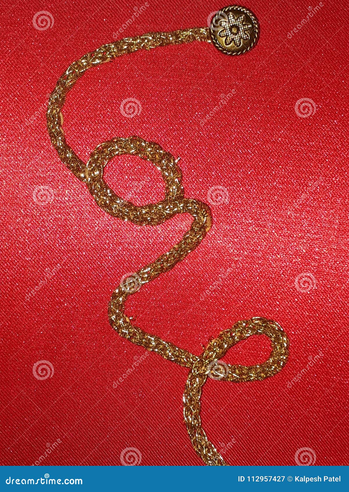 Love from the gold thread stock image. Image of jewellery - 112957427