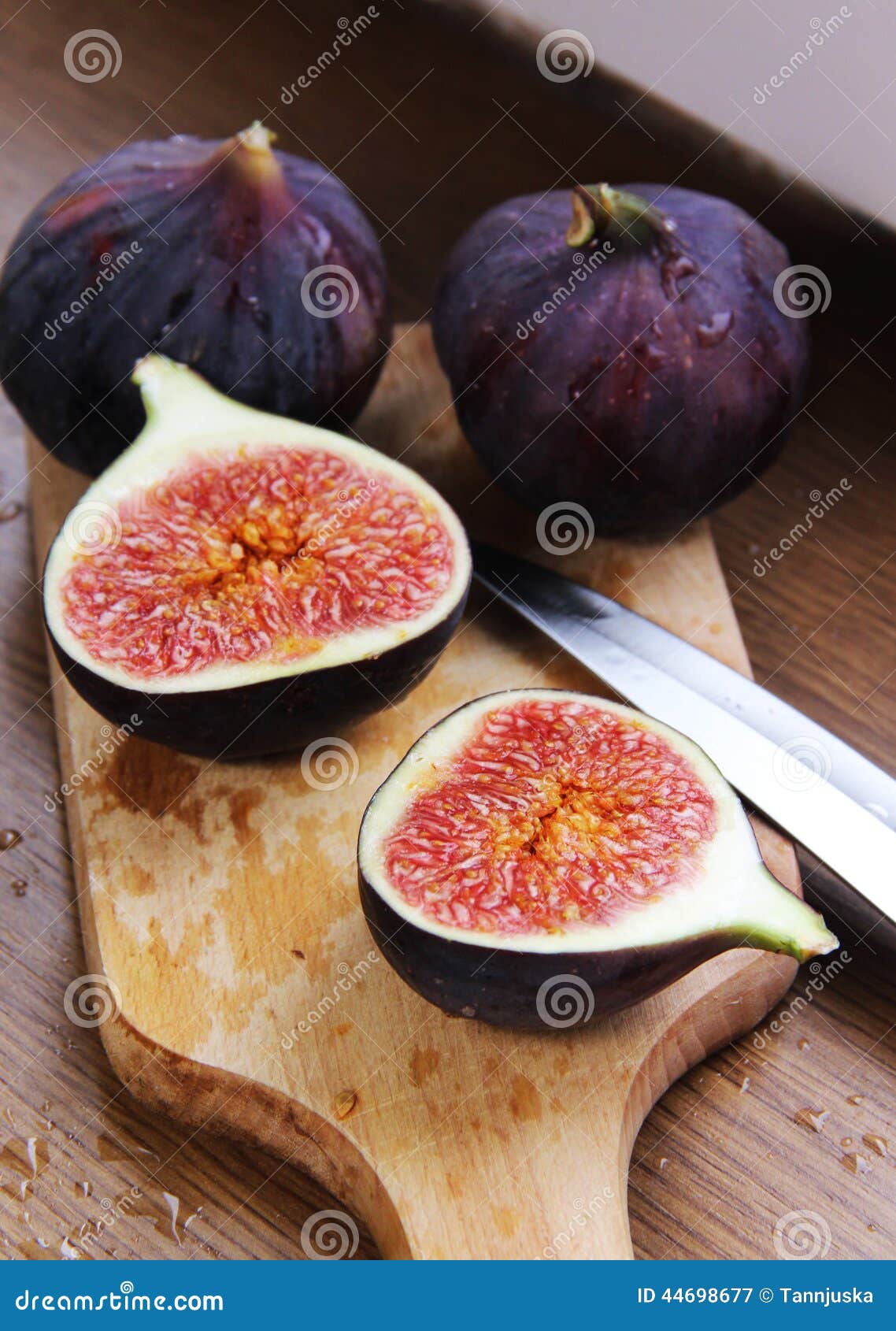 Beautiful Ripe Fresh Pulpy Figs on the Table Stock Image - Image of ...