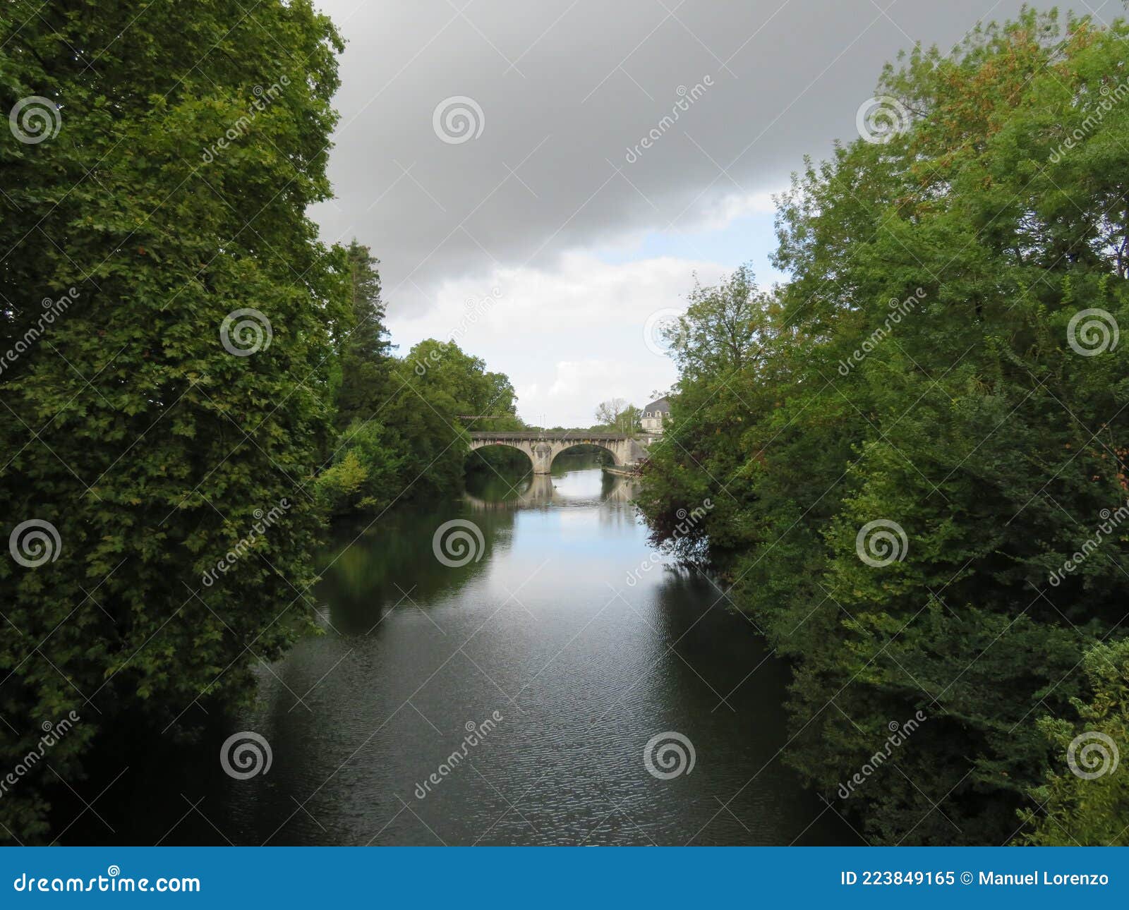 Beautiful River with Clear and Fresh Water for Bathing Stock Image ...