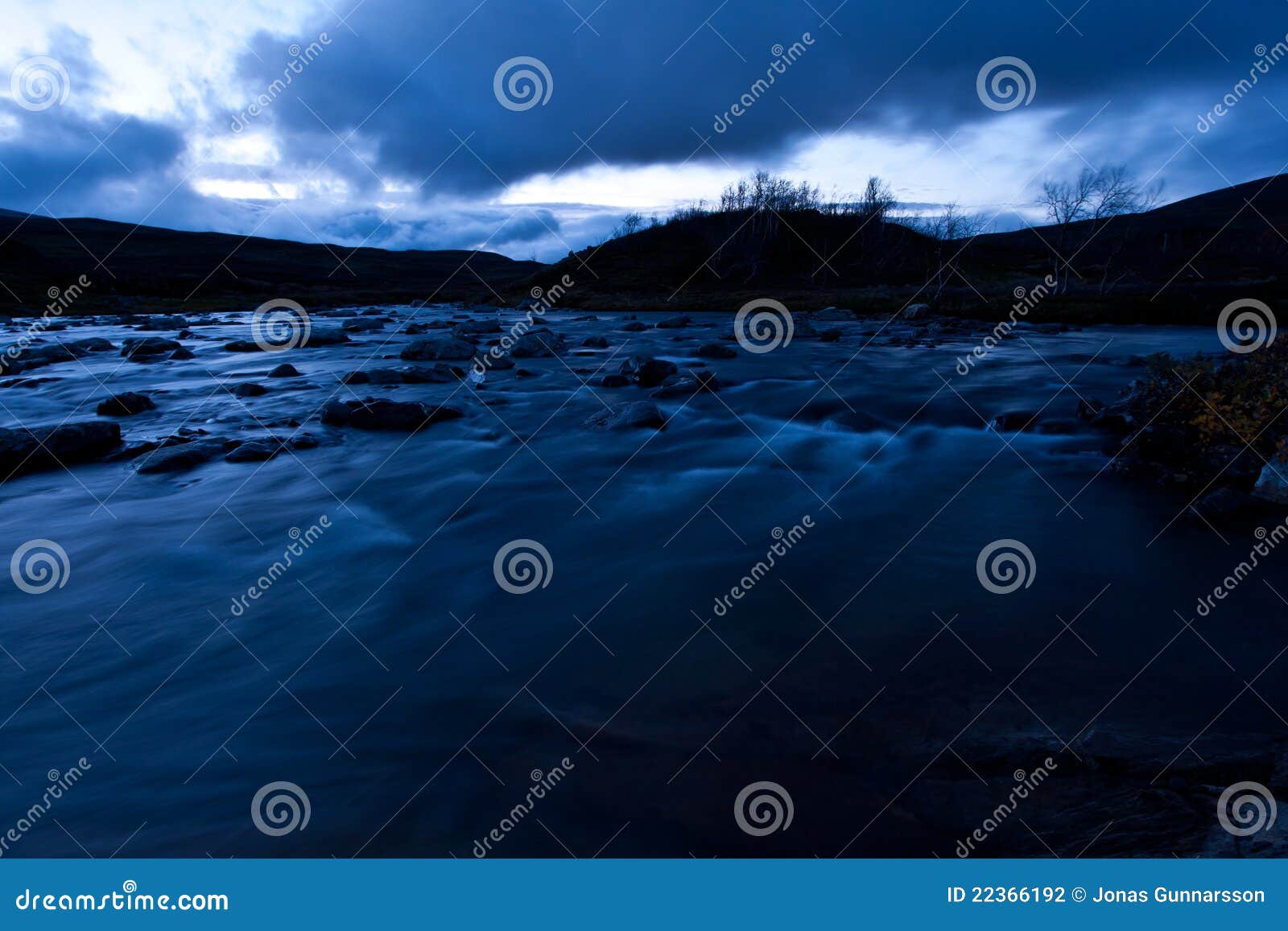 Beautiful river in dawn stock photo. Image of stream - 22366192