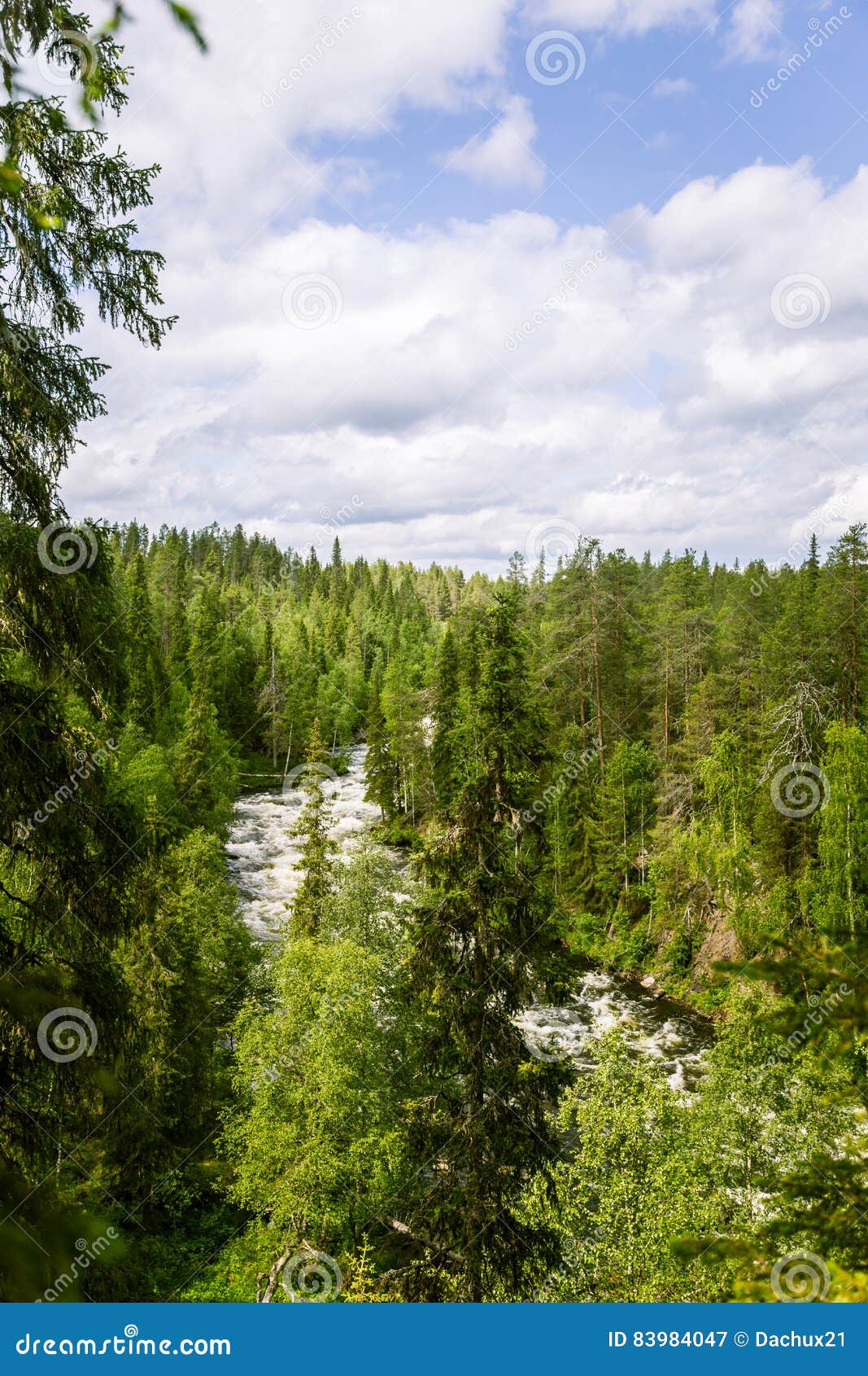 A Beautiful River Landscape in Finland Stock Image - Image of landscape ...