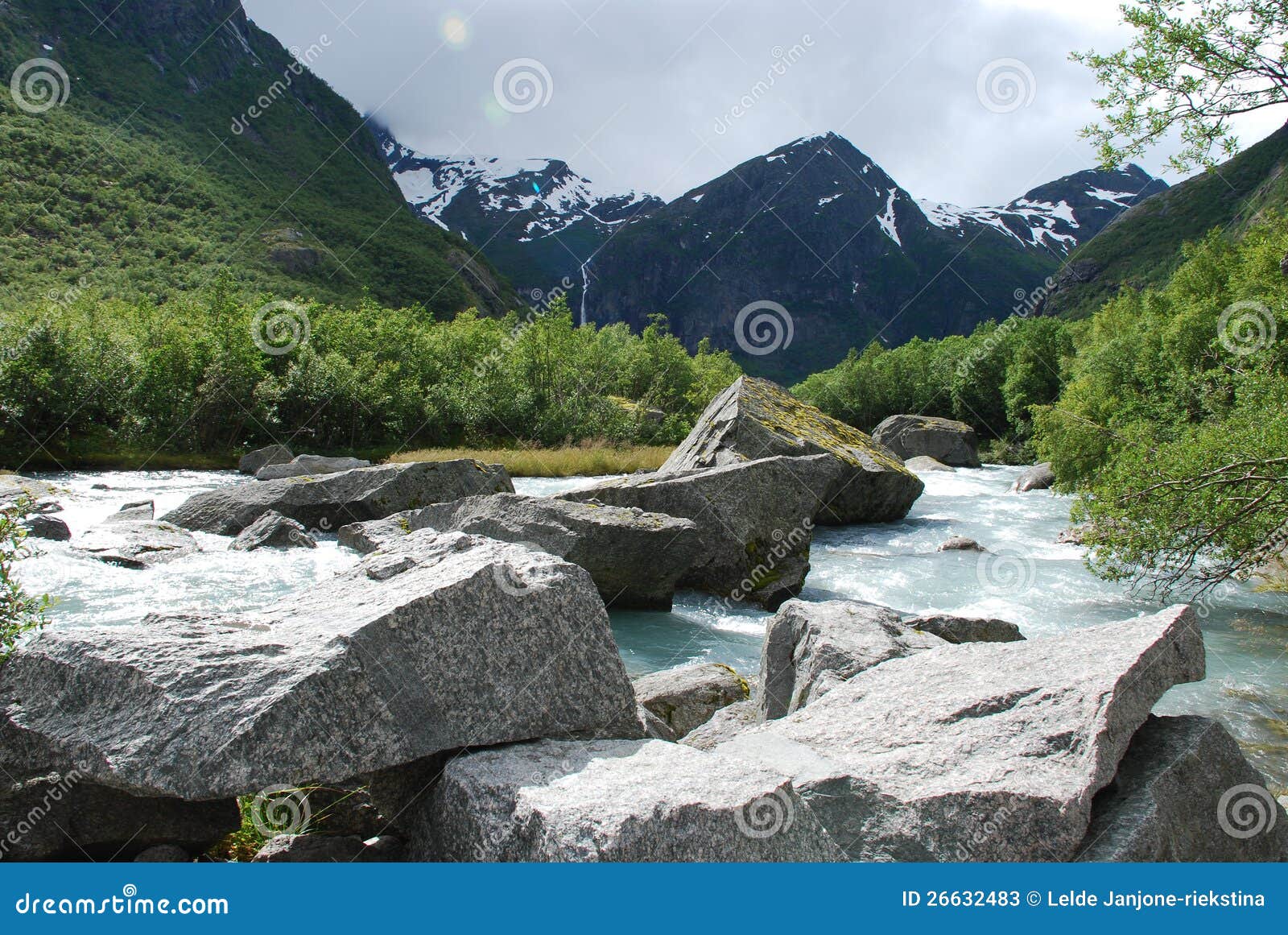 Beautiful river in Norway stock image. Image of cool - 26632483