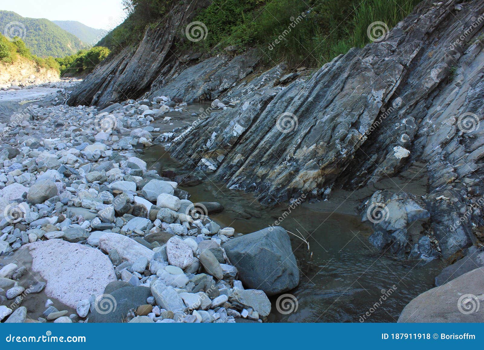 Beautiful River among the Rocks Stock Photo - Image of landscape, water ...