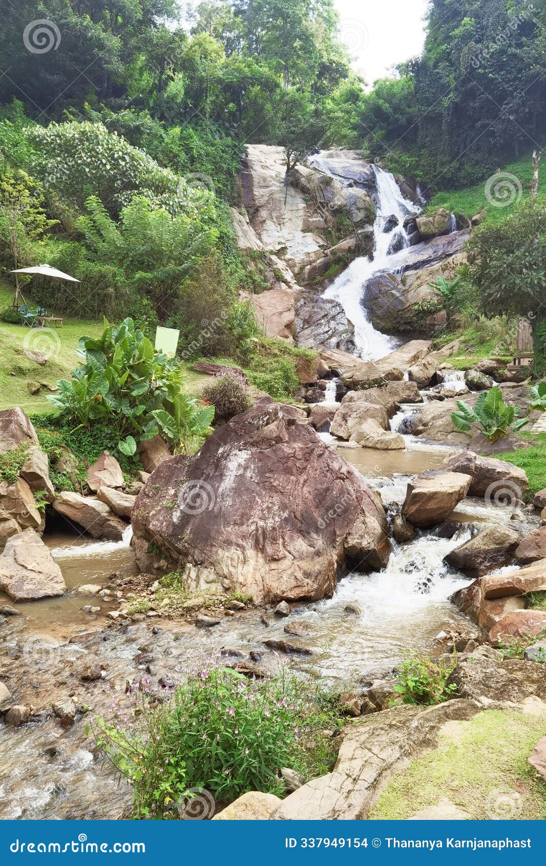 Beautiful of River Stream Waterfall Stock Photo - Image of beauty ...