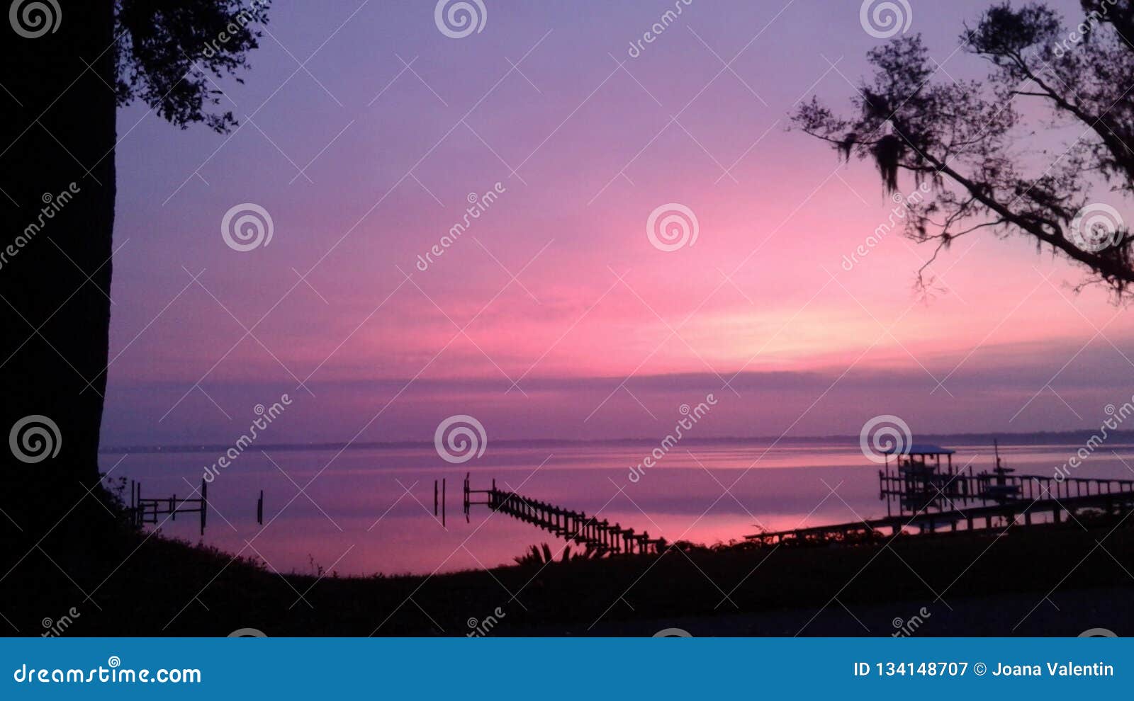 Beautiful Riverside Sunrise Stock Image - Image of sunrise, beginning ...