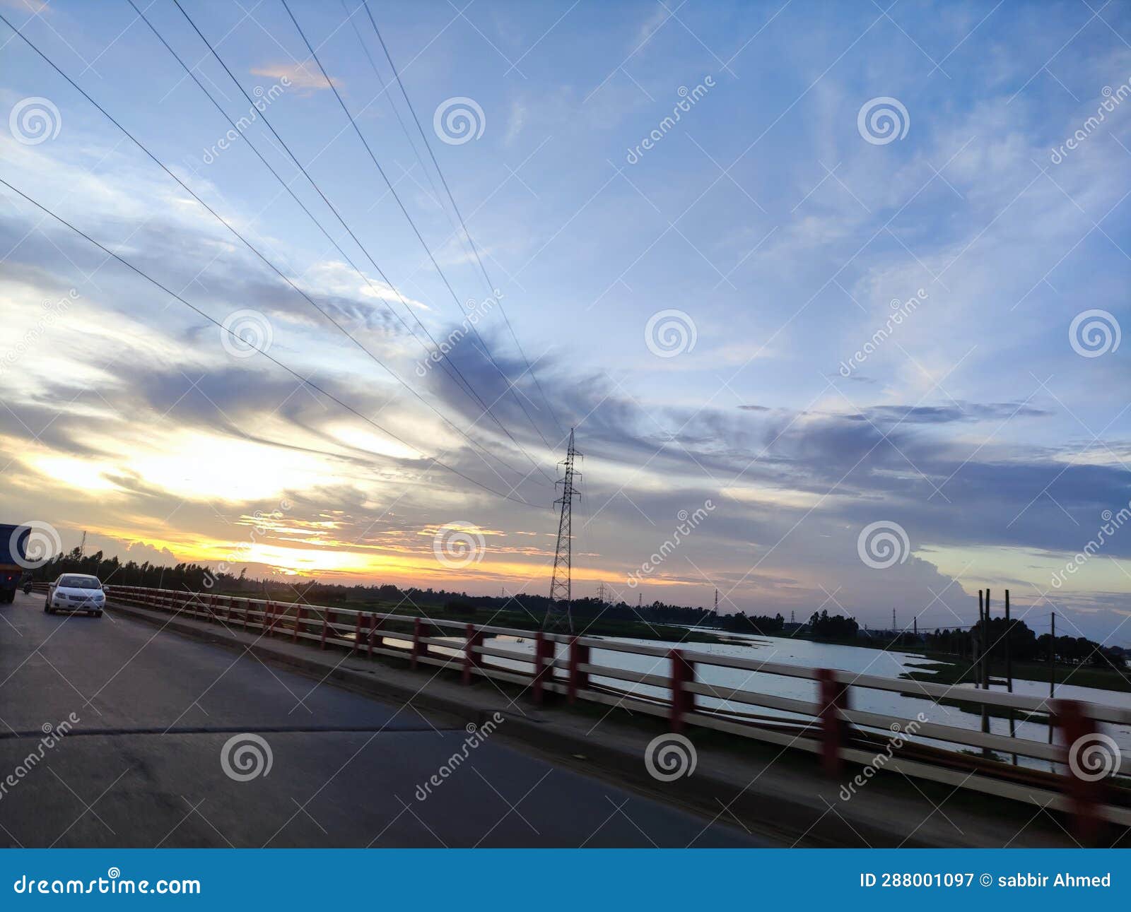 A beautiful road BD stock image. Image of road, bangladesh - 288001097