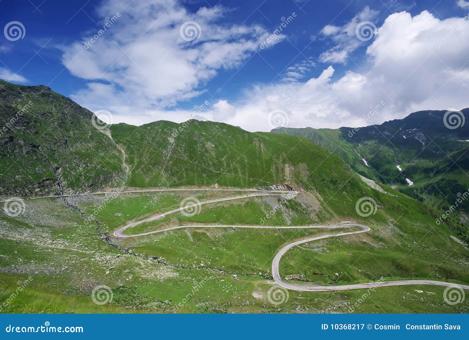 Beautiful Road in Mountains Stock Image - Image of landscapes, center ...