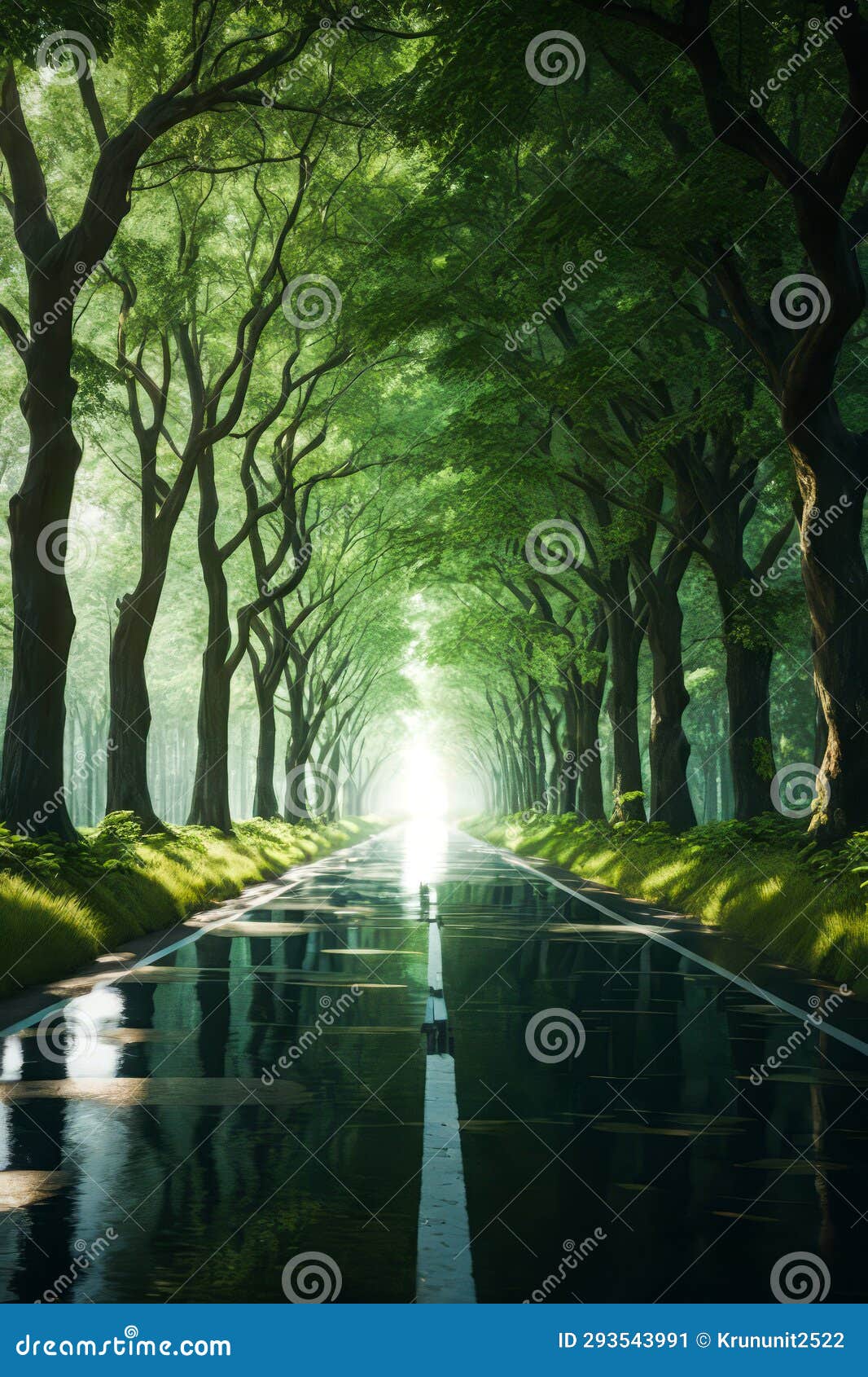 Beautiful a Road with a Row, through a Tunnel Forms of Old Oak Trees of ...