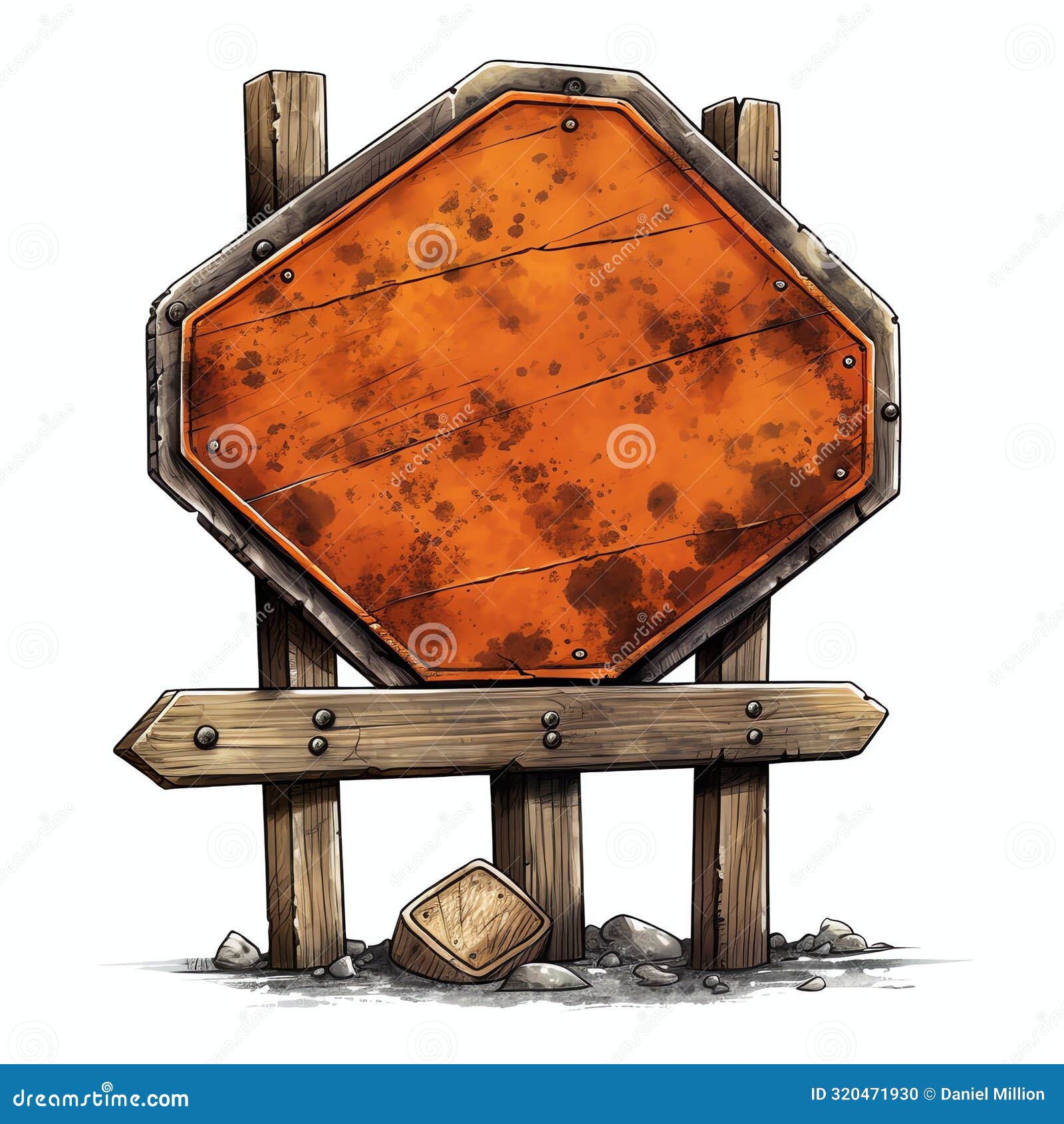 Beautiful Road Sign Clipart Illustration Stock Illustration ...