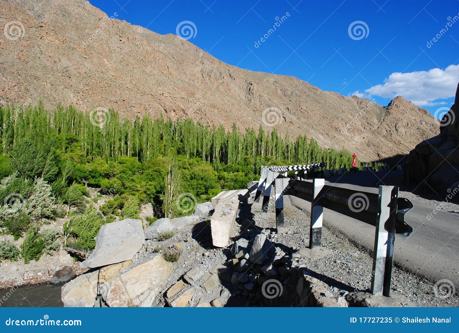 Beautiful roadside scene stock image. Image of fresh - 17727235