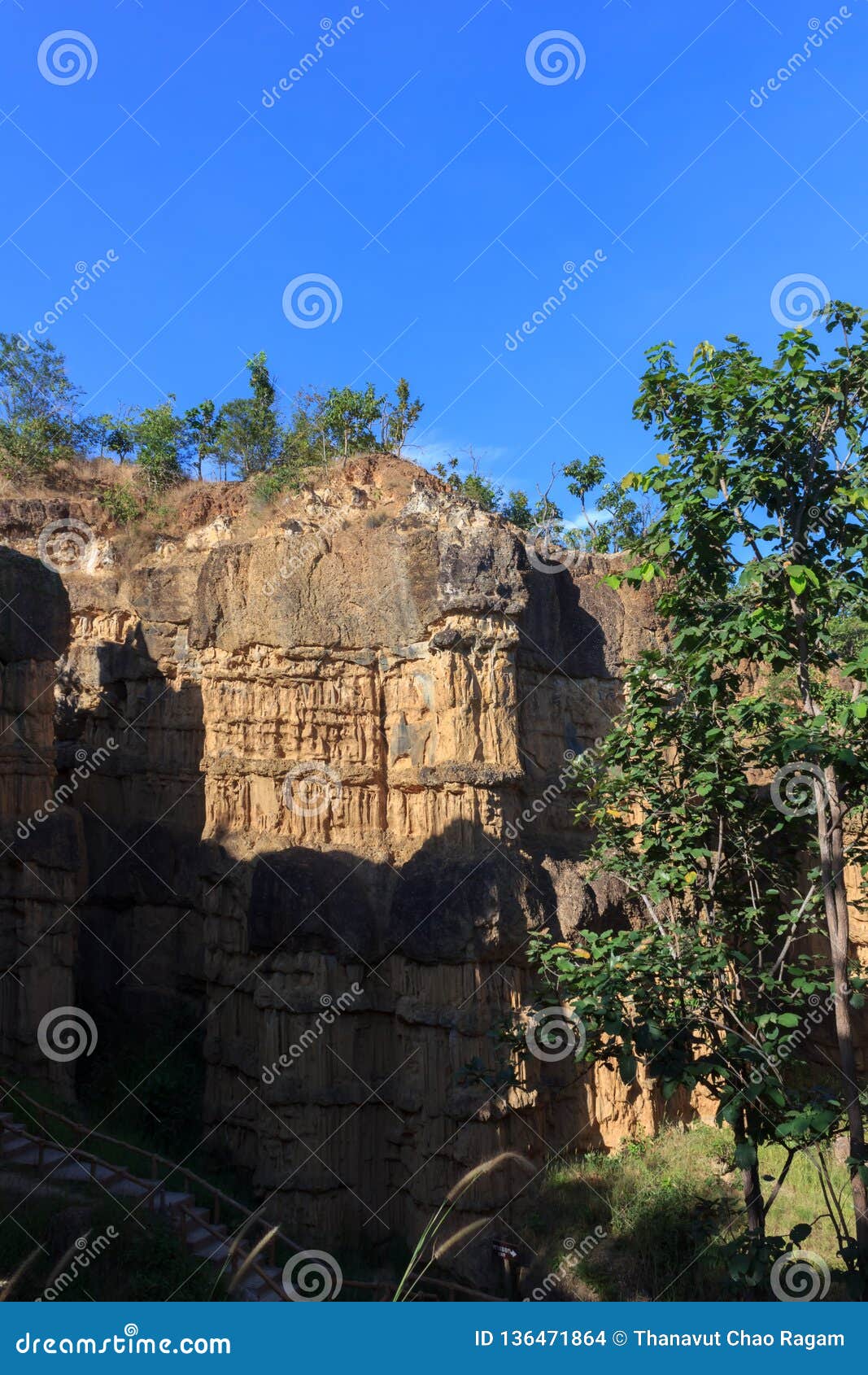 Beautiful rock cliffs stock photo. Image of tourism - 136471864