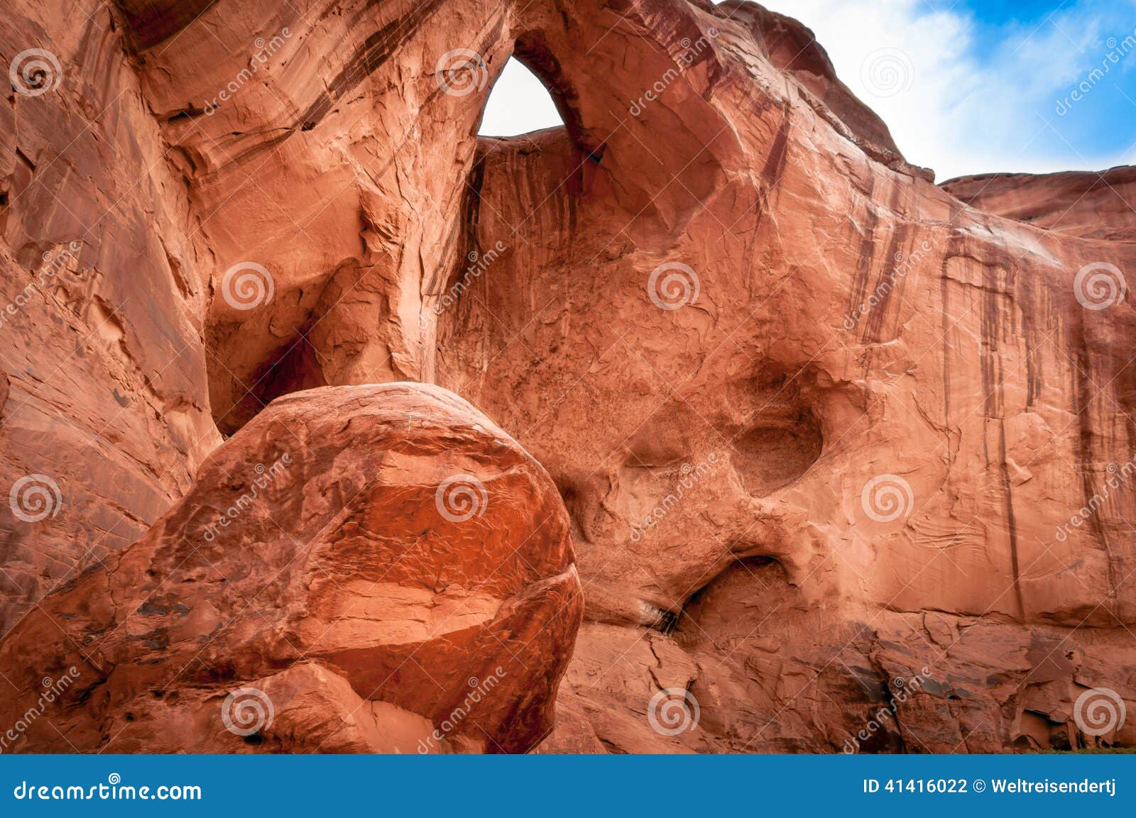 Beautiful Rock Formation in Monument Valley Stock Photo - Image of ...