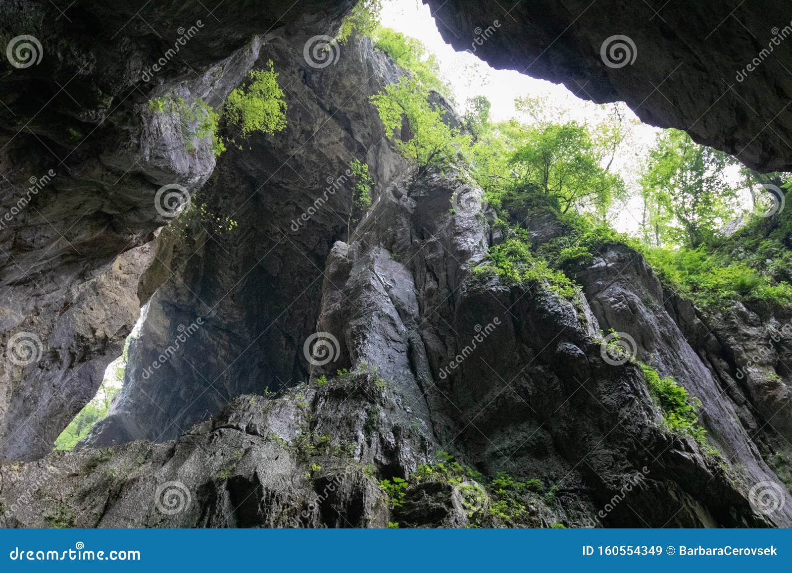 Beautiful Rocky Formation of Underground Cave, Scenery Stock Image ...
