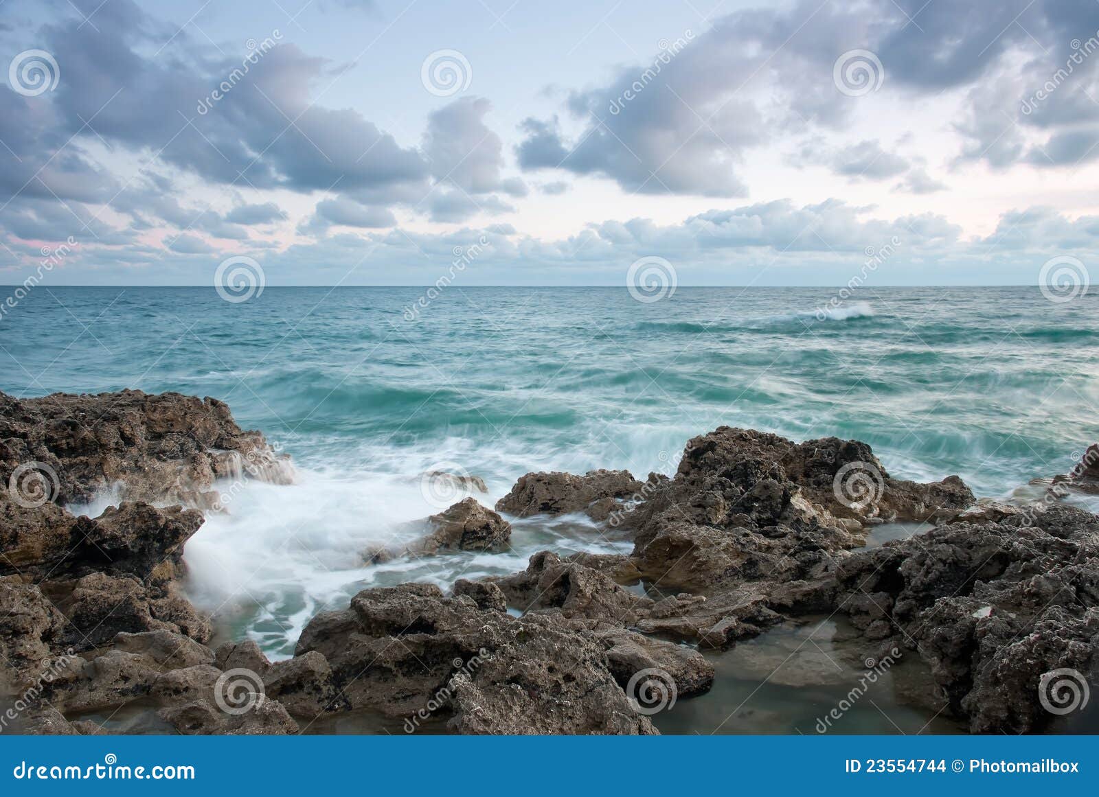 Beautiful rocky sea beach stock photo. Image of concept - 23554744