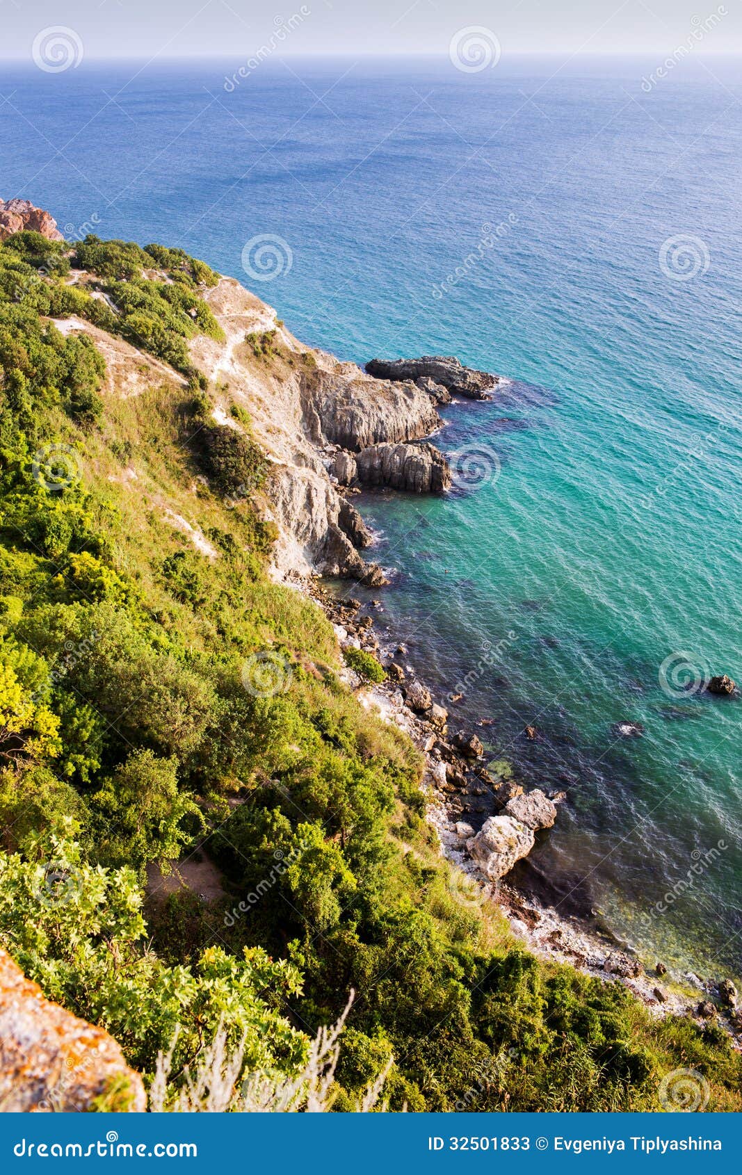 Beautiful rocky sea coast stock image. Image of paradise - 32501833