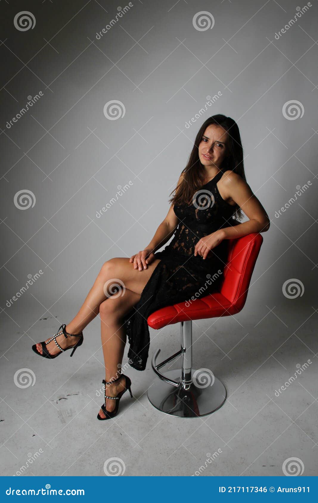 Photoshoot of a Beautiful Romanian Model in a Studio, in a Bedroom ...