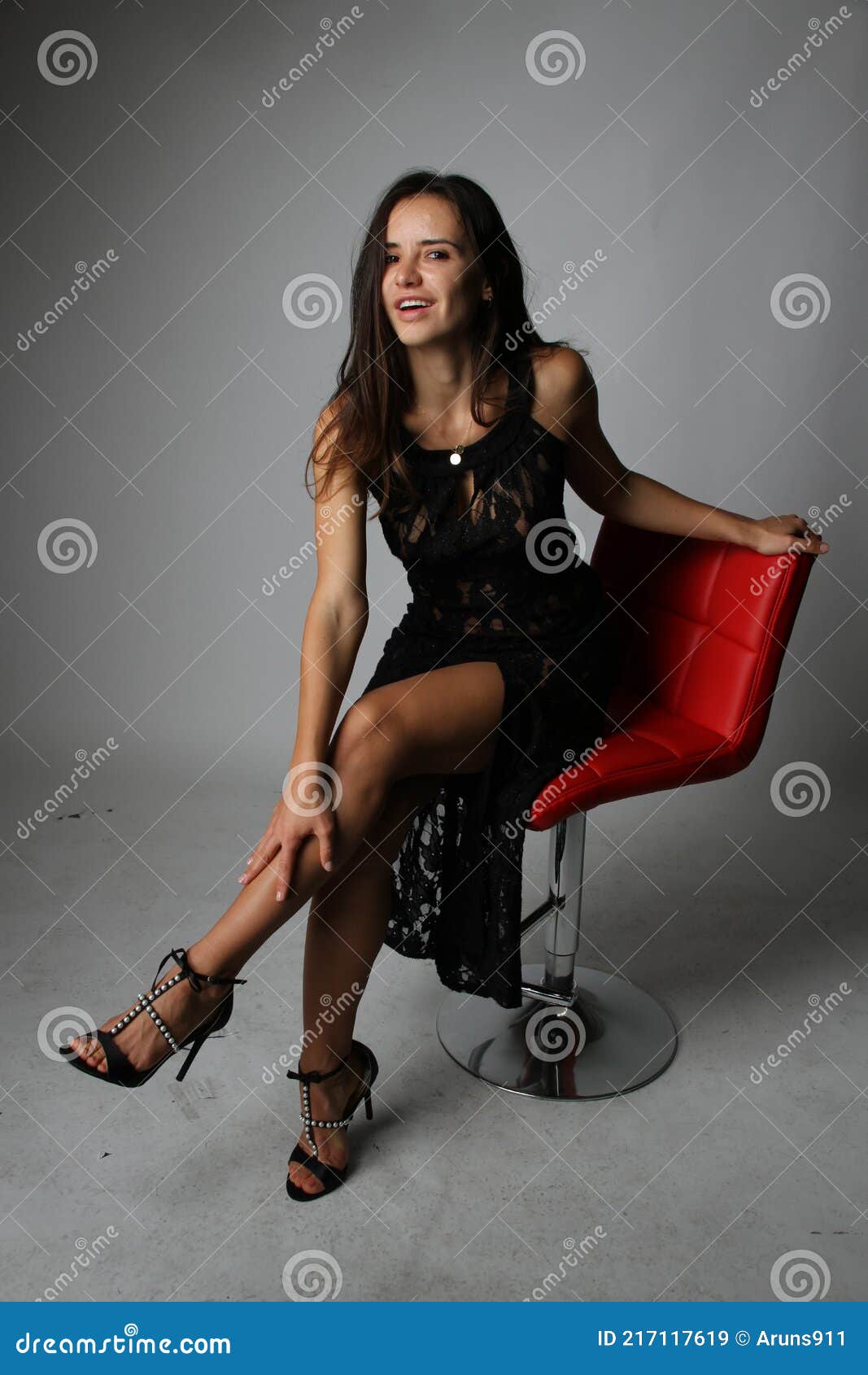 Photoshoot of a Beautiful Romanian Model in a Studio, in a Bedroom ...