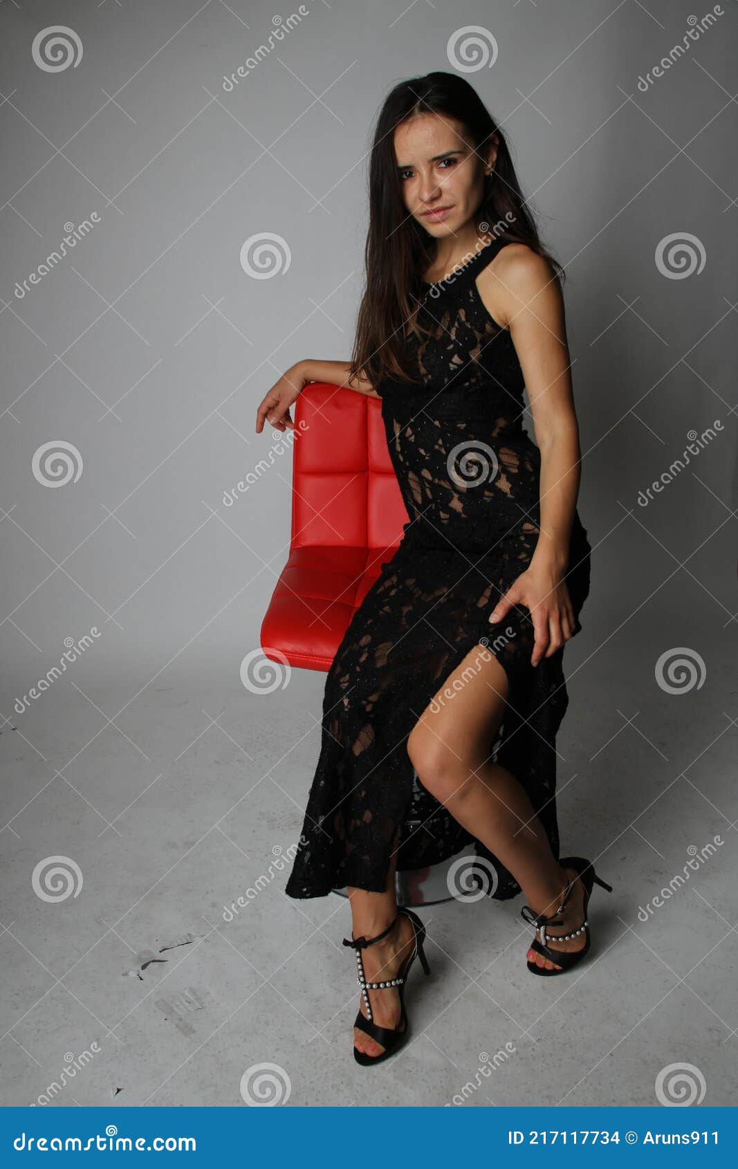 Photoshoot of a Beautiful Romanian Model in a Studio, in a Bedroom ...