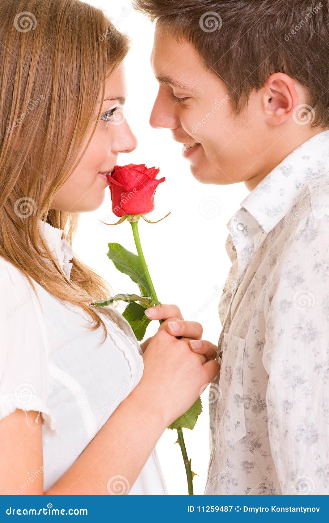 Beautiful romantic couple stock image. Image of girl - 11259487