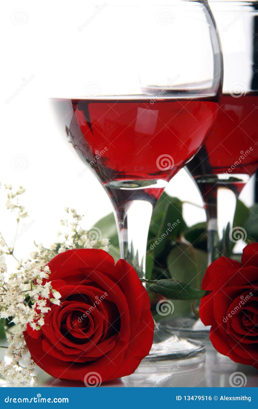 Romantic Red Roses Wine