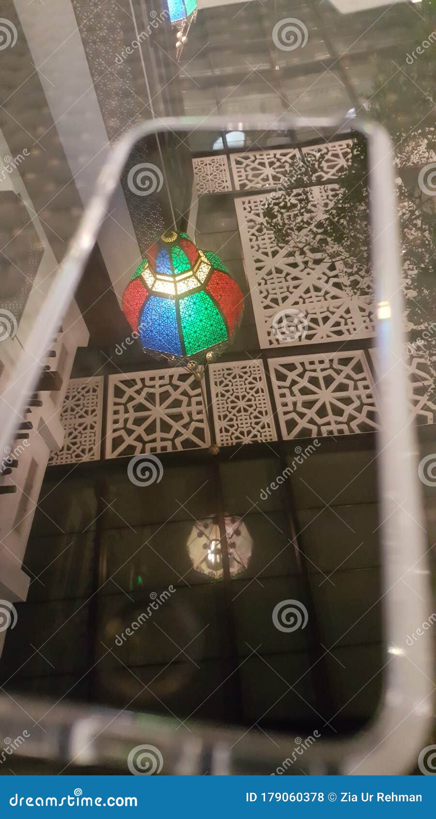 Beautiful Roof Interior Design Reflection Stock Photo - Image of glass ...