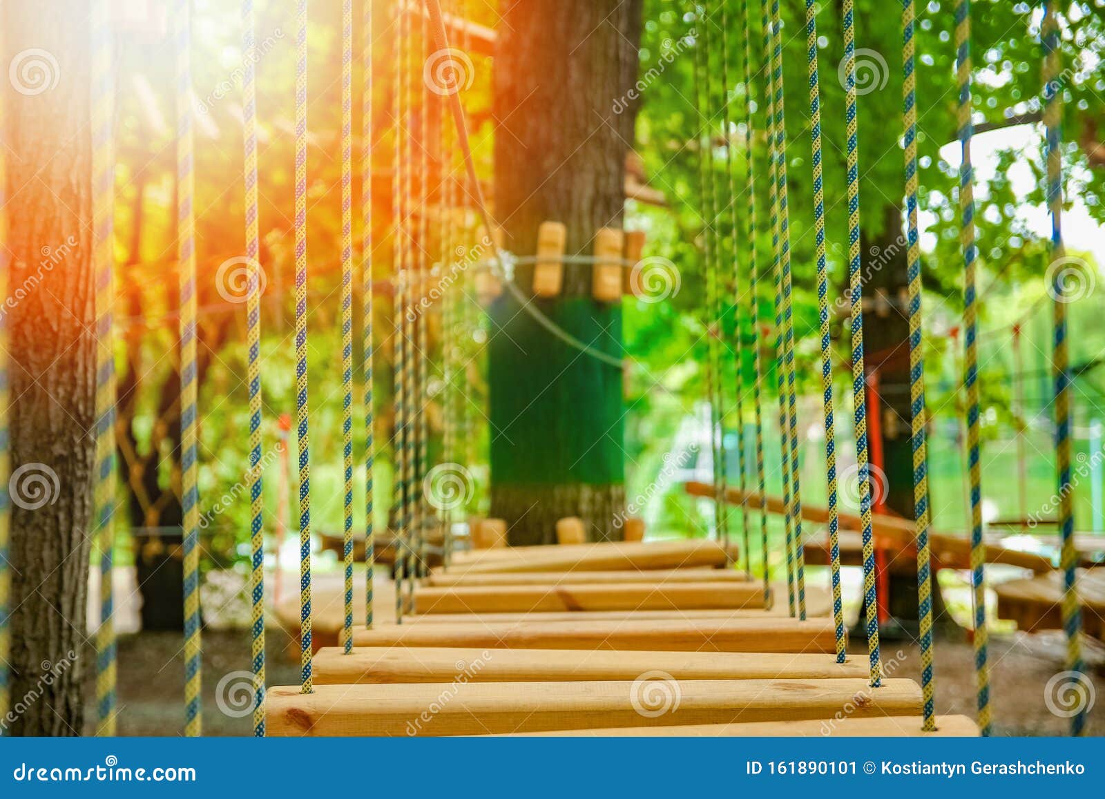 Beautiful Of Rope Bridge In Kaeng Krachan National Park, Phetchaburi ...