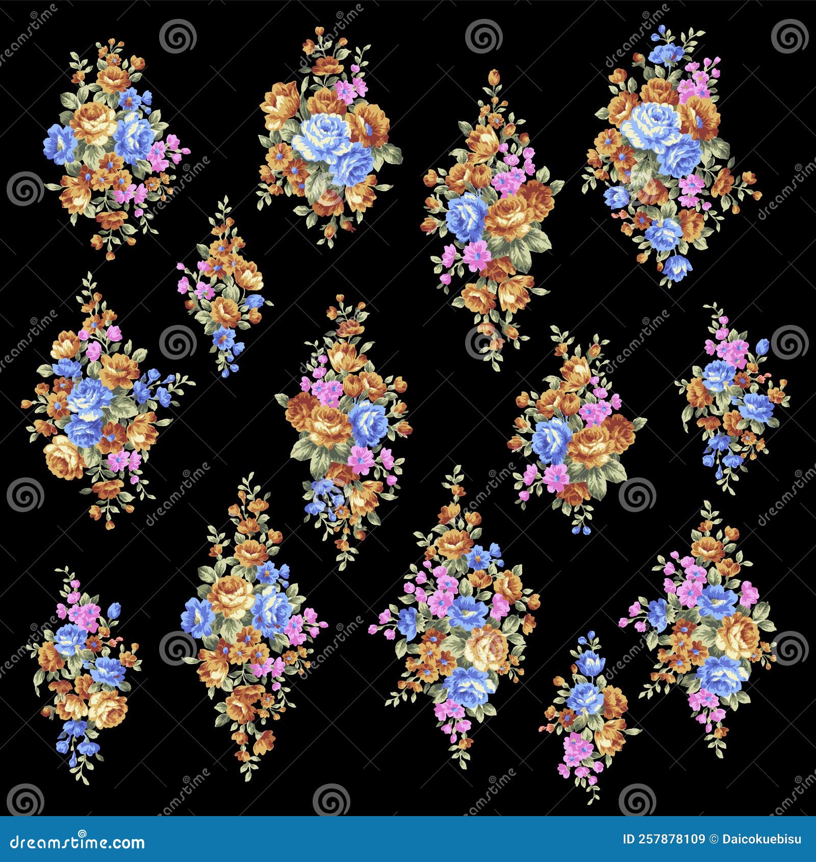 Beautiful Rose Illustration Material Collection, Stock Vector ...