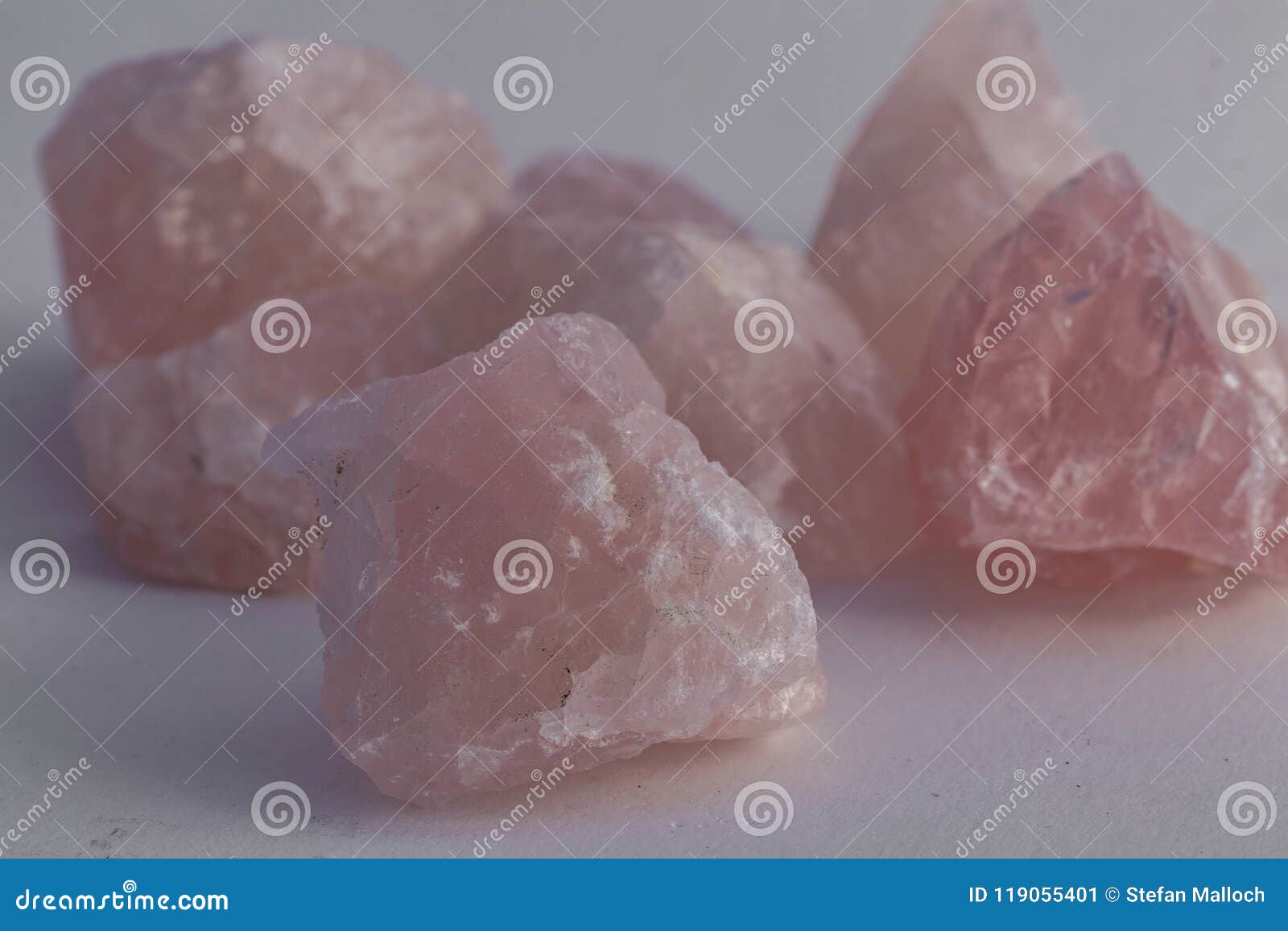 Beautiful Rose Quartz Crystal Close Up Stock Image - Image of beauty ...