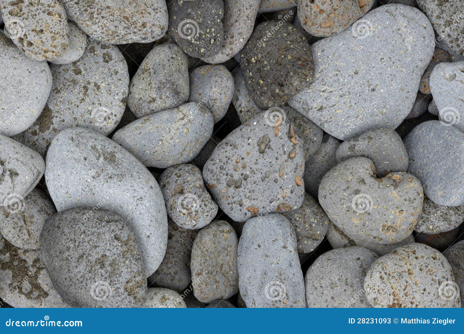 Beautiful Round Basalt Stones on Seaside Stock Image - Image of peace ...