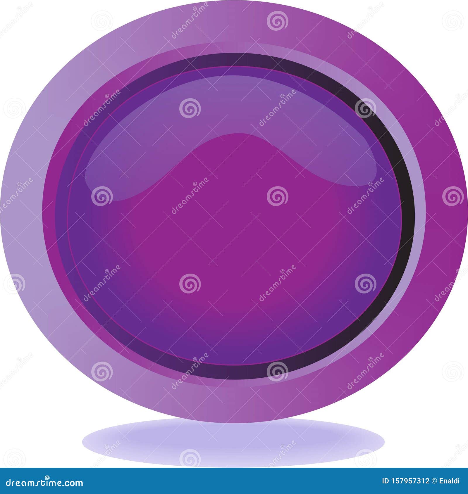 Beautiful Round Purple Web Button Stock Vector - Illustration of ...