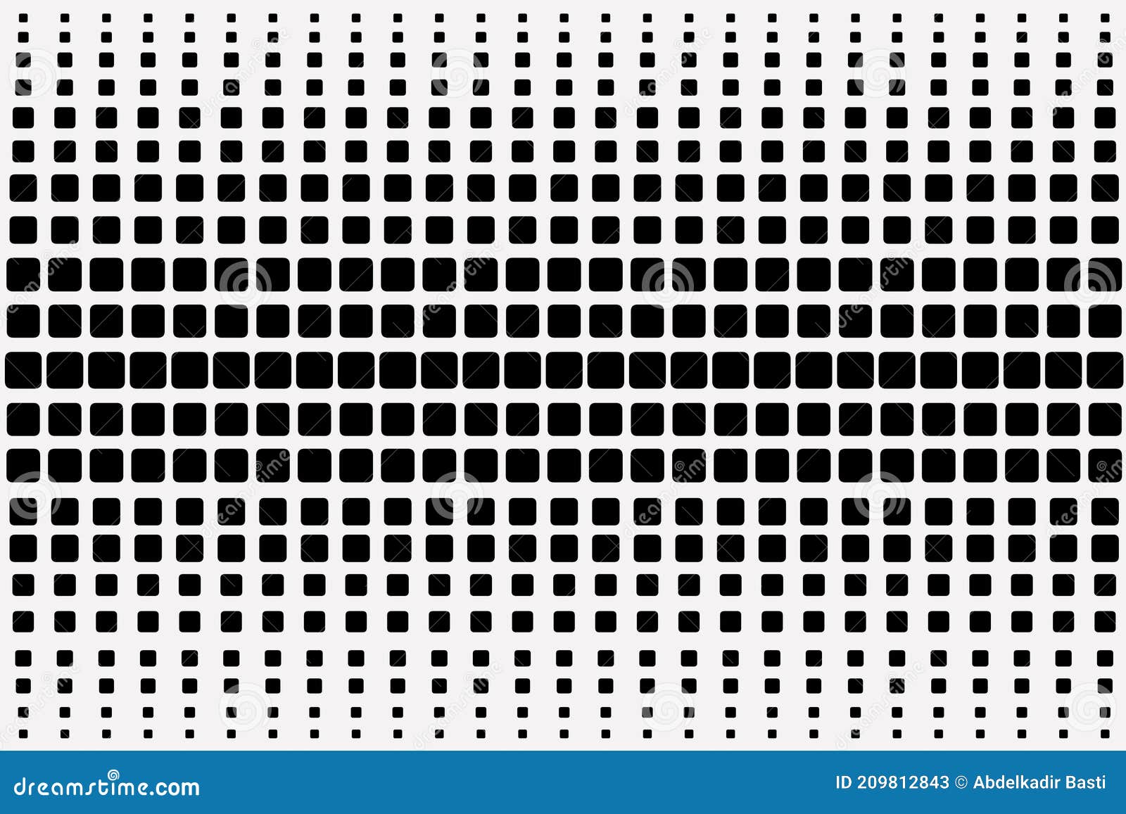 Beautiful Rounded Black Square Pattern Stock Vector - Illustration of ...